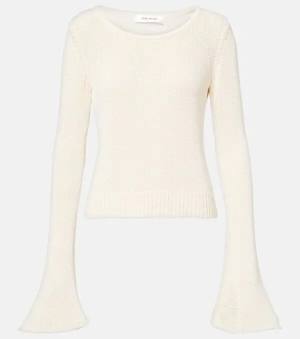 AYA MUSE Sei Cotton-blend Top