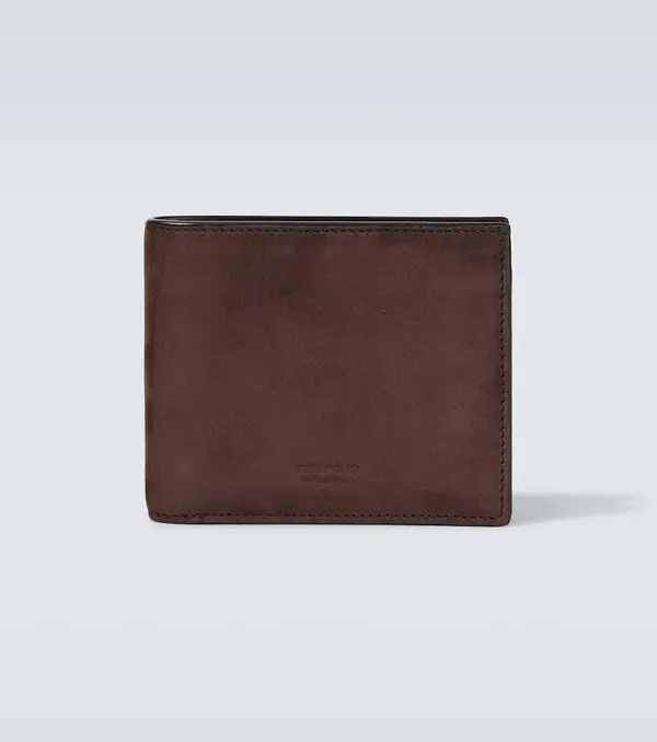 TOM FORD T Line Leather Bifold Wallet