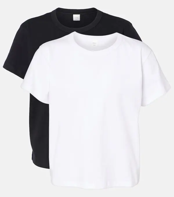 LESET Margo Set Of 2 Cotton Jersey T-shirts