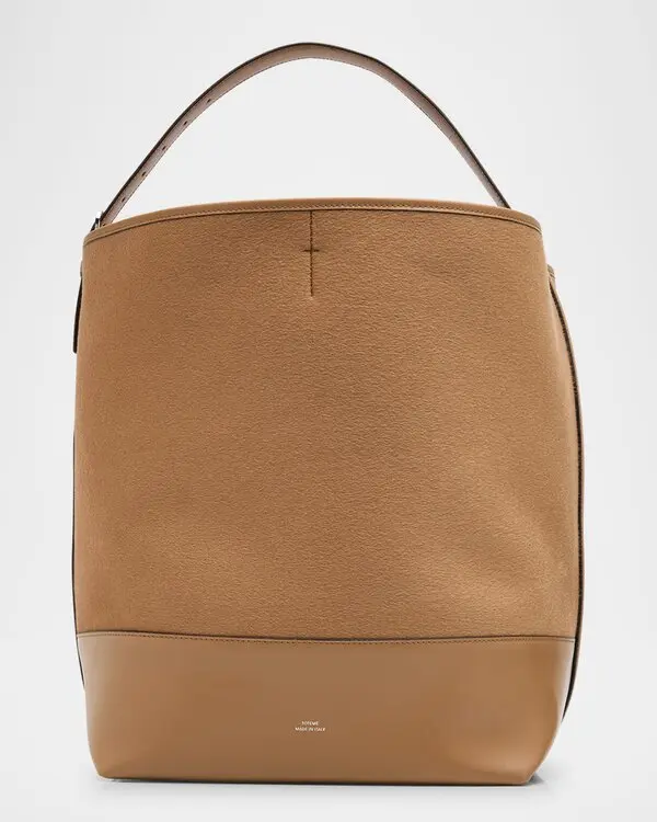 TOTÊME Belted Tote Bag - Camel