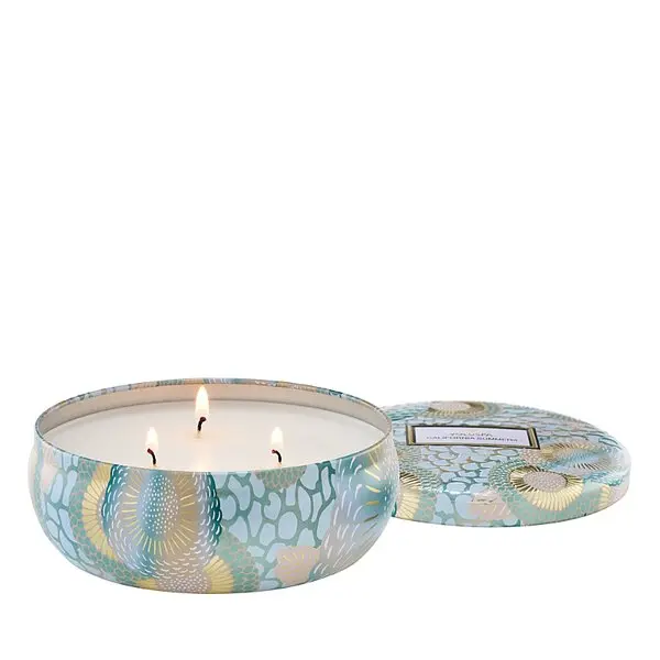 Voluspa California Summers 3 Wick Tin Candle, 12 Oz