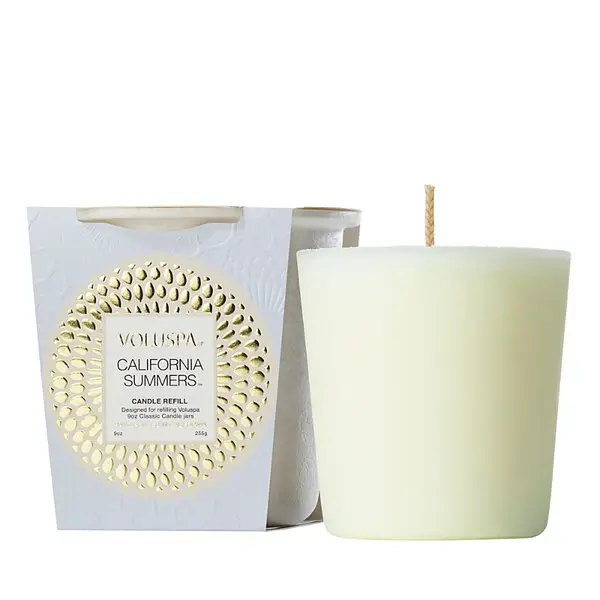 Voluspa California Summers Classic Candle Refill, 9 Oz