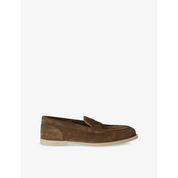 John Lobb Pace Closed-toe Loafers - Khaki