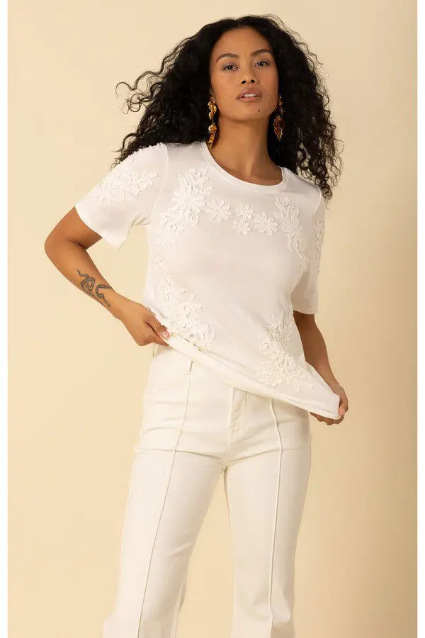 Hale Bob Itzel Slim-fit Top - Neutral