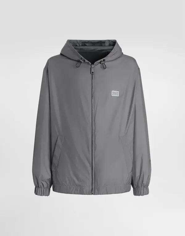 Dolce & Gabbana Technical Fabric Sports Jacket With Hood