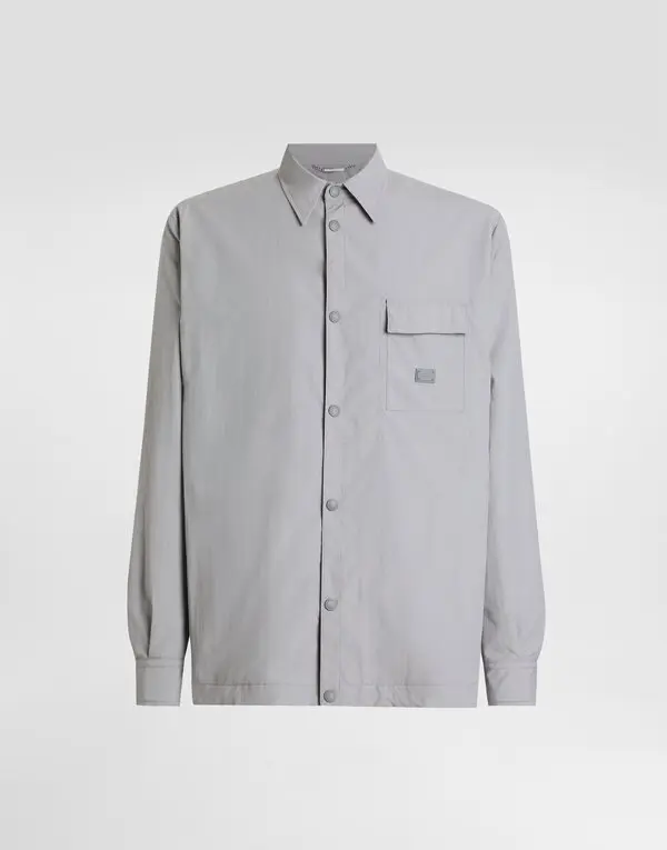 Dolce & Gabbana Technical Fabric Jacket With Logo Tag