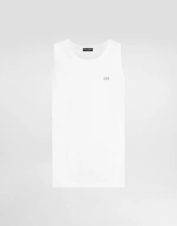 Dolce & Gabbana Oversize Cotton Singlet With Tag