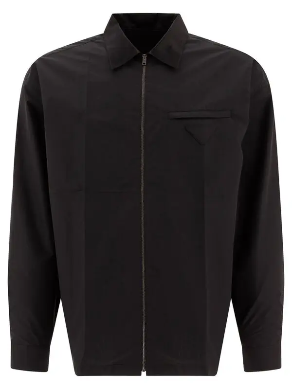 Prada Shirt In Technical Cotton