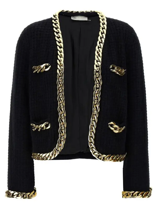 Tory Burch Kendra Chain Bouclé Blazer