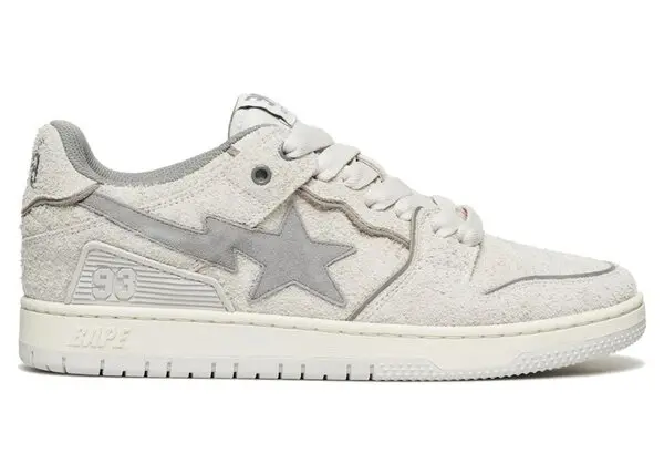 BAPE A Bathing Ape Sk8 Sta #3 Sneakers - Grey