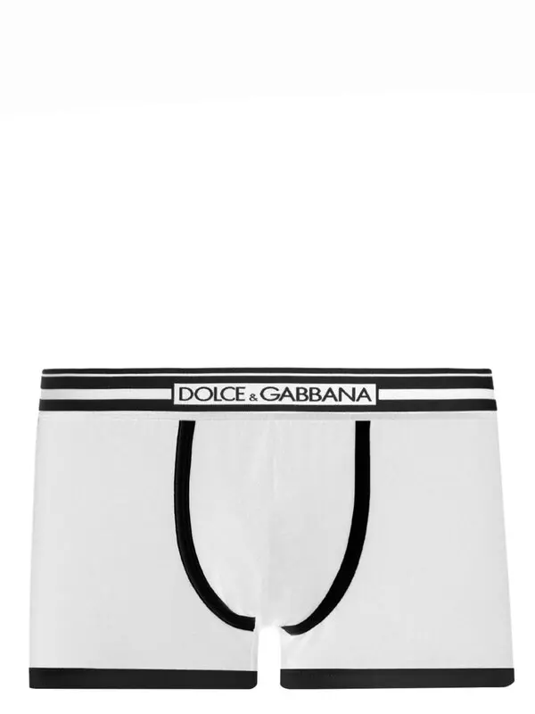 Dolce & Gabbana Logo-waistband Boxers - White