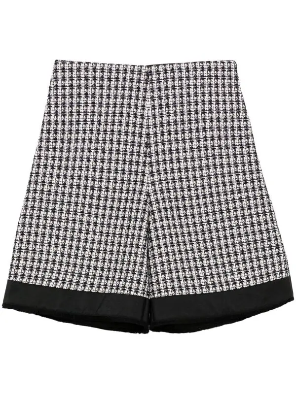 Moncler Tweed Shorts - White