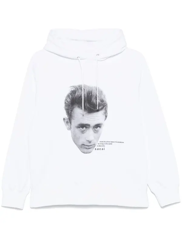 Sacai James Dean Printed Hoodie