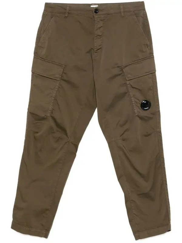 C.P. COMPANY Lens-detail Cargo Pants - Green