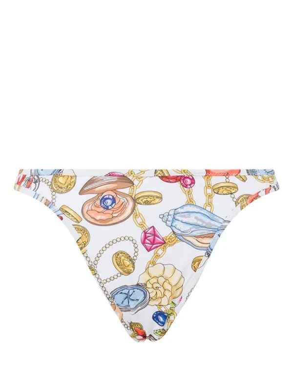 Moschino Shell Print Bikini Bottom