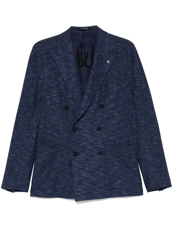 Tagliatore Slub-texture Blazer