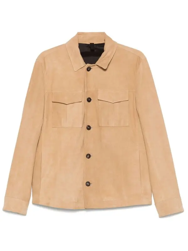 Tagliatore Suede Jacket - Neutrals