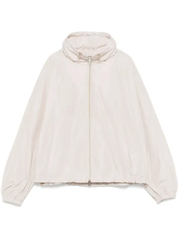 Herno Drawstring-neck Jacket - Neutrals