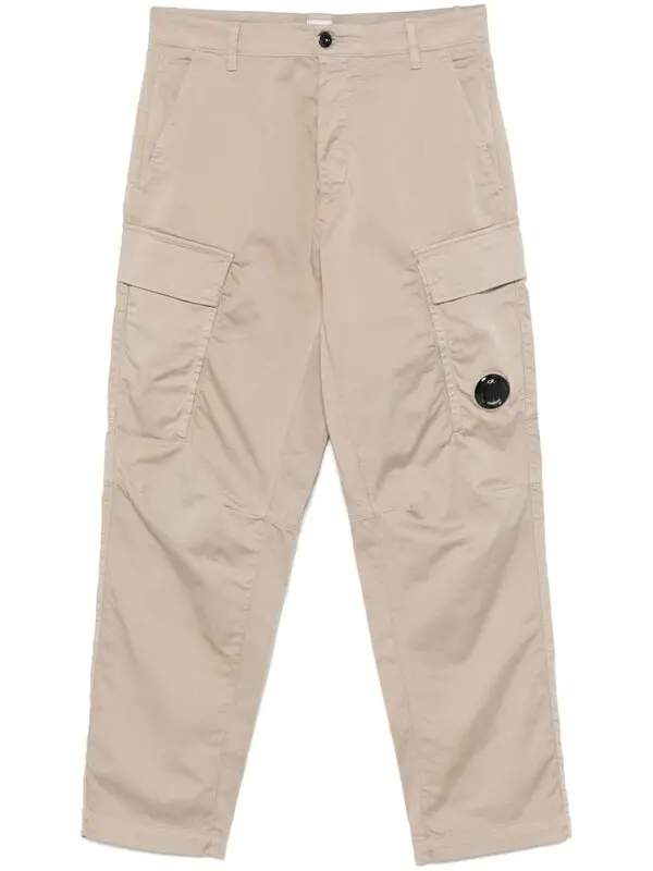 C.P. COMPANY Lens-detail Cargo Trousers - Neutrals