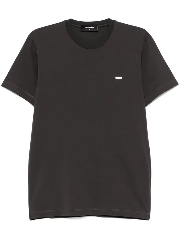 Dsquared2 Logo-plaque T-shirt - Grey