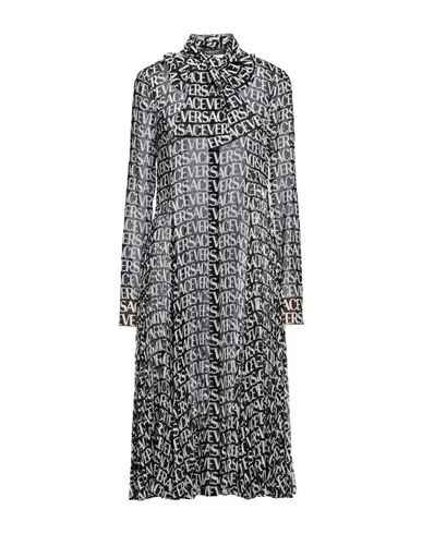 Versace Midi Shirt Dress - Black