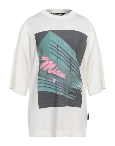 Palm Angels Crewneck Short Sleeve Sweater