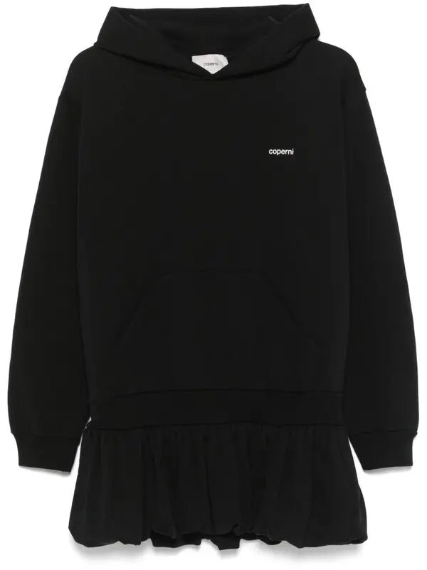 Coperni Basque Logo Mini Dress - Black