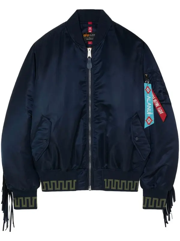 Alanui X Alpha Industries Bomber Jacket - Blue