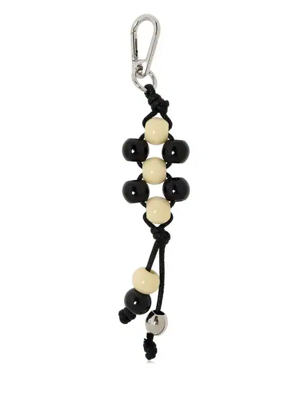 Lemaire Beaded Keychain - Black | Editorialist