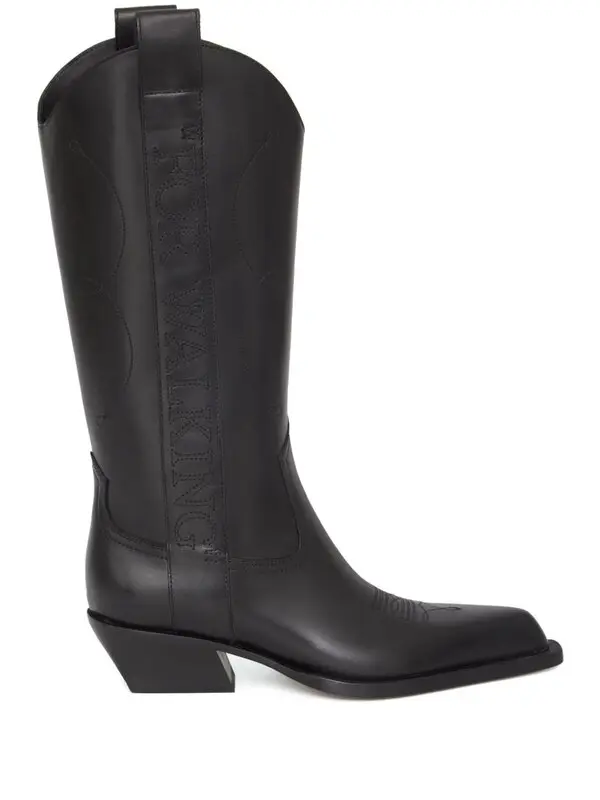 Off-White Leather Boots