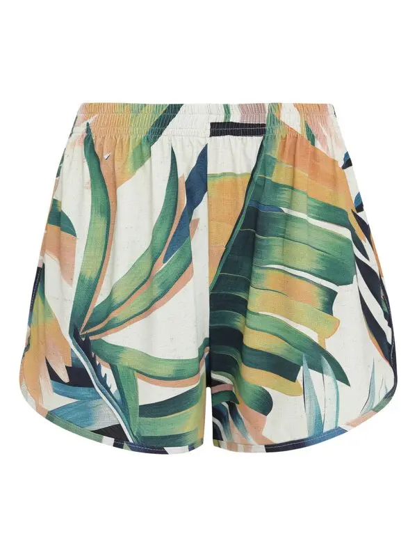 LYGIA & NANNY Floral-print Shorts - White