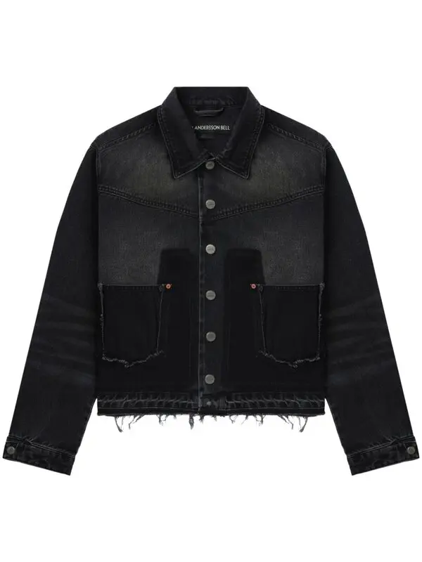 Andersson Bell Unfinished-effect Denim Jacket