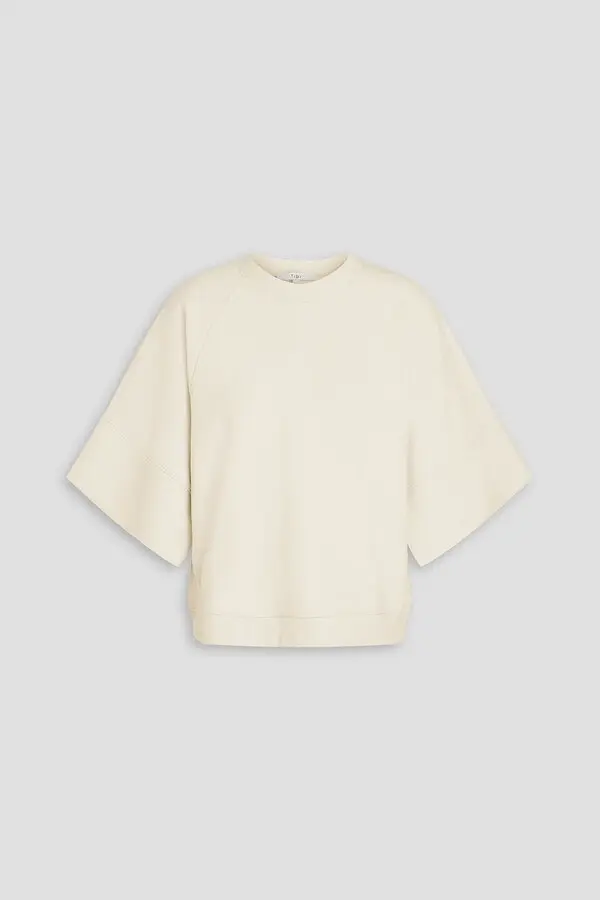 Tibi French Cotton-terry Sweatshirt