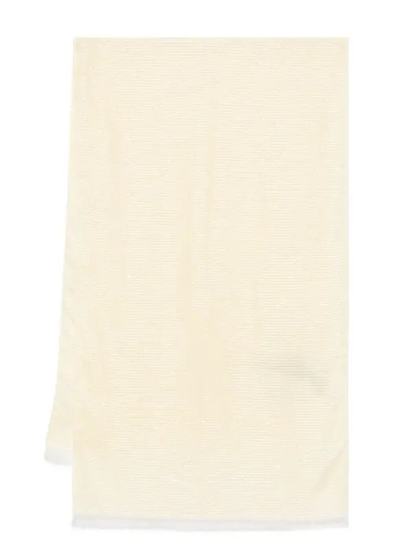 TWINSET Logo-jacquard Sequined Keffiyeh - Yellow