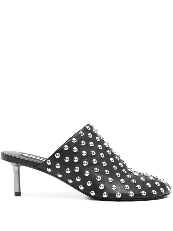 JIL SANDER 60mm Stud-embellished Mules - Black