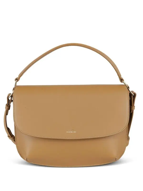 A.p.c. Leather Shoulder Bag - Brown