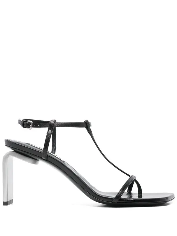 JIL SANDER 80mm Leather Sandals