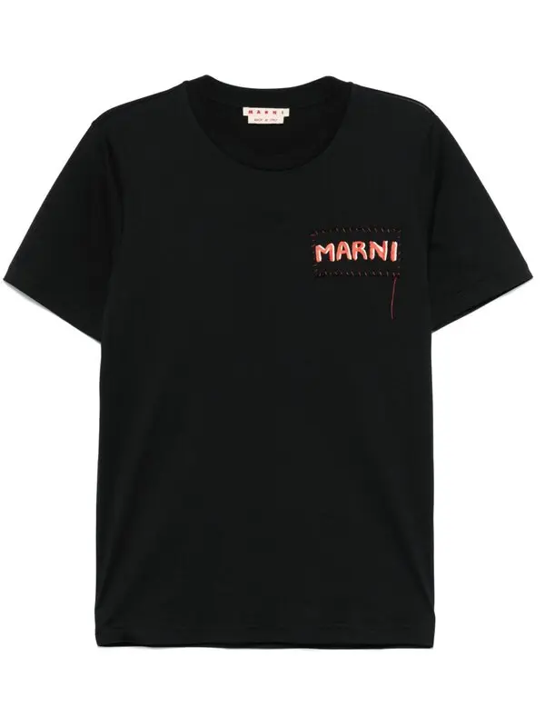 Marni Cotton Jersey T-shirt - Black