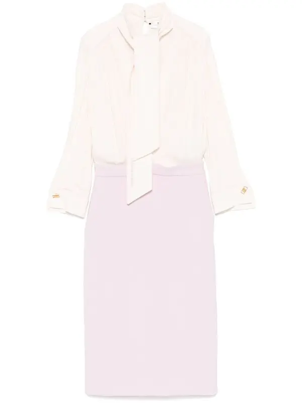 Elisabetta Franchi Georgette Midi Dress