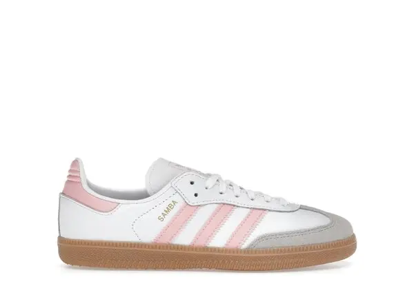 Adidas Samba Og Sneakers - Cloud White/semi Pink Spark/gum