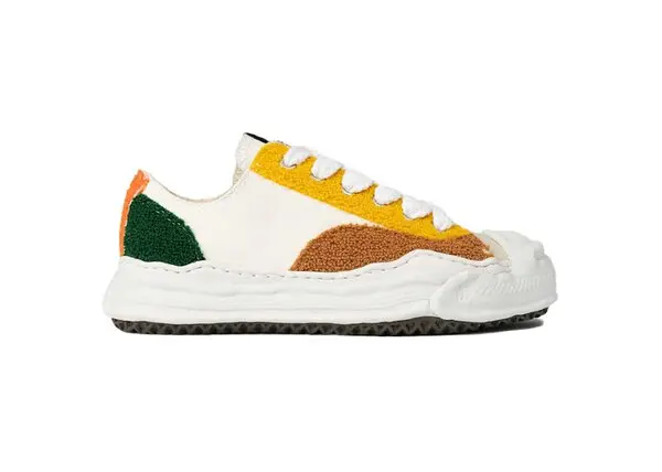 Mihara Yasuhiro Hank Og Sole Chenille Low Sneakers - Multicolor