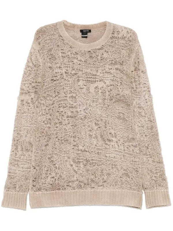 Avant Toi Jacquard Sweater