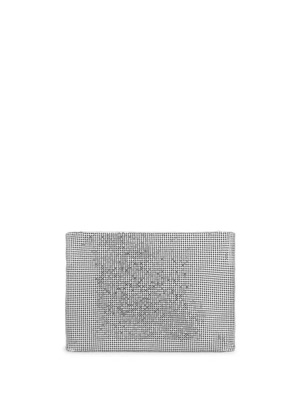 Rabanne Mesh Pouch - Silver