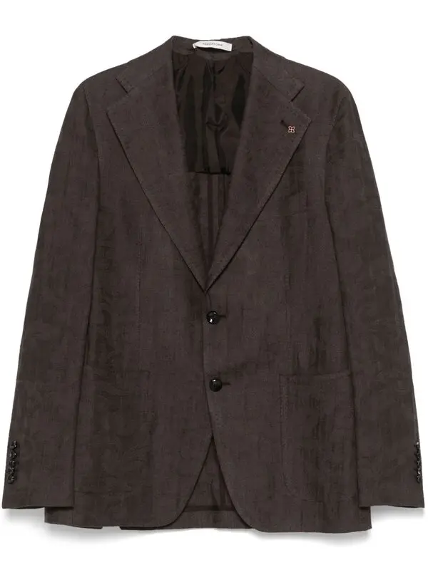 Tagliatore Monogram-jacquard Blazer