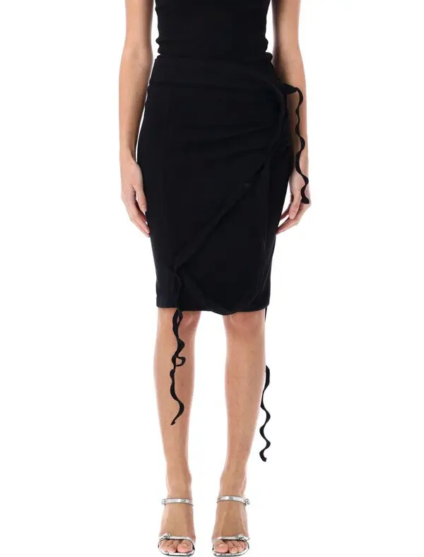 Ottolinger Rib Mini Skirt - Black