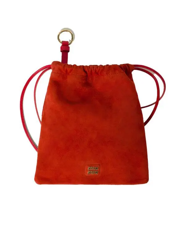 Miu Miu Suede Pouch - Lacca