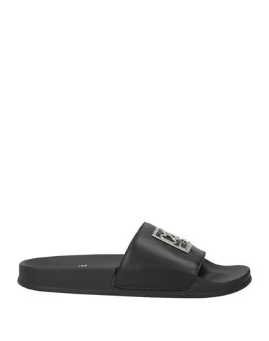 Roberto Cavalli Leather Slides