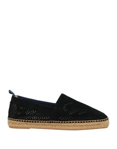 CastaÑer Leather Espadrilles - Black