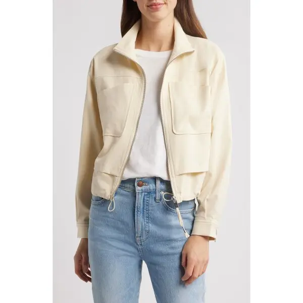 Wit & Wisdom Double Layer Zip-up Jacket - Frosty Lemon