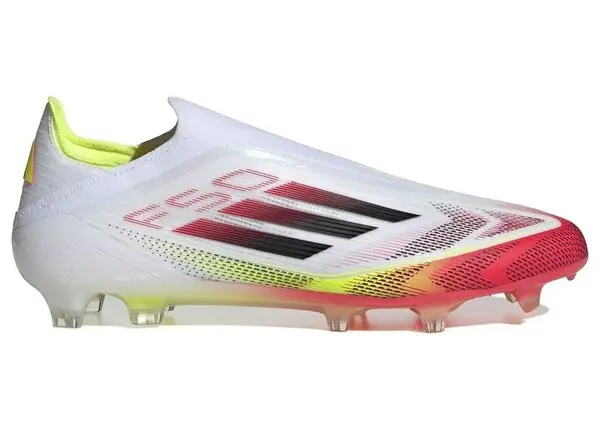 Adidas F50 Elite Fg Solar Pack Laceless - Cloud White/core Black/solar Yellow